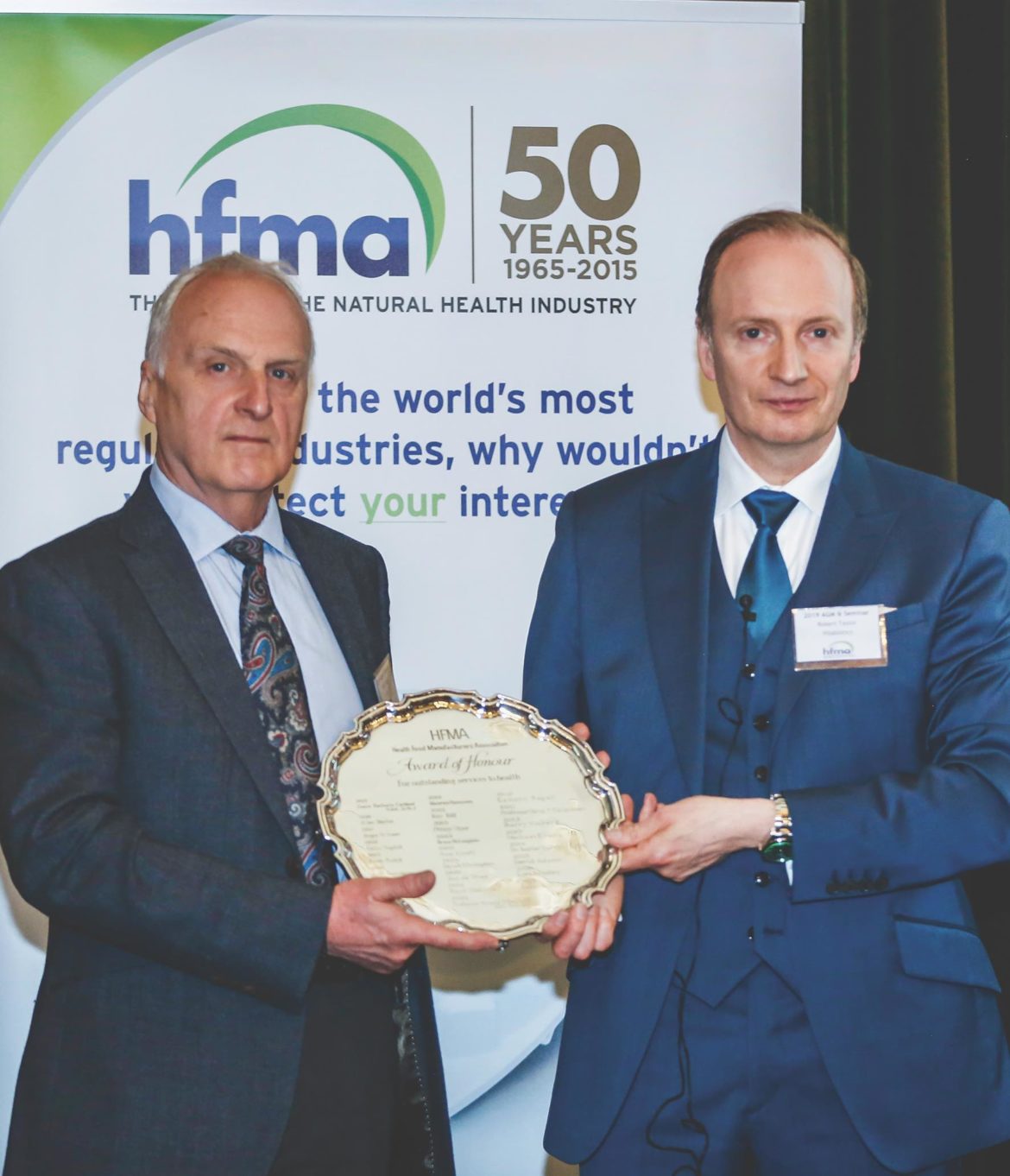 HFMA honours John Frisby with prestigious accolade - Health Food ...